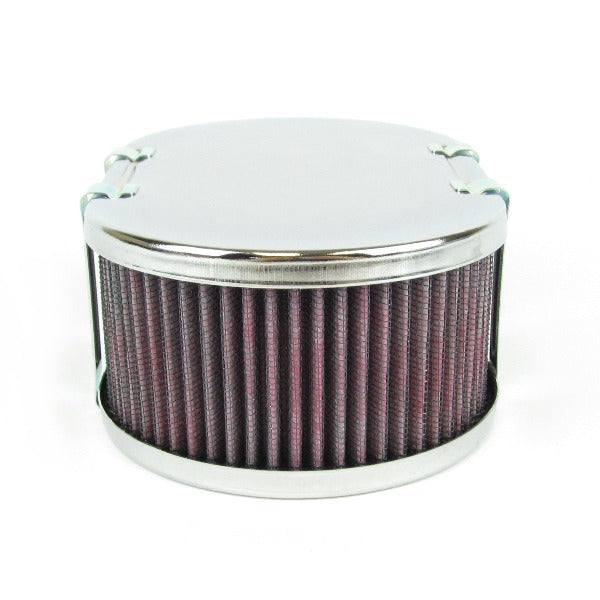 Filtre à air chrome oval 65mm Carburateur WEBER DCOE | PAFCLASSIC®