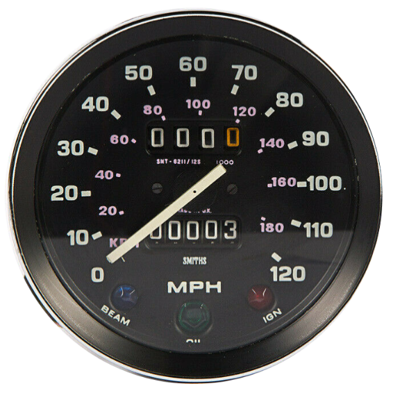 Smiths Classic Speedometer 100mm Triumph MK2 Spitfire | PAFCLASSIC®